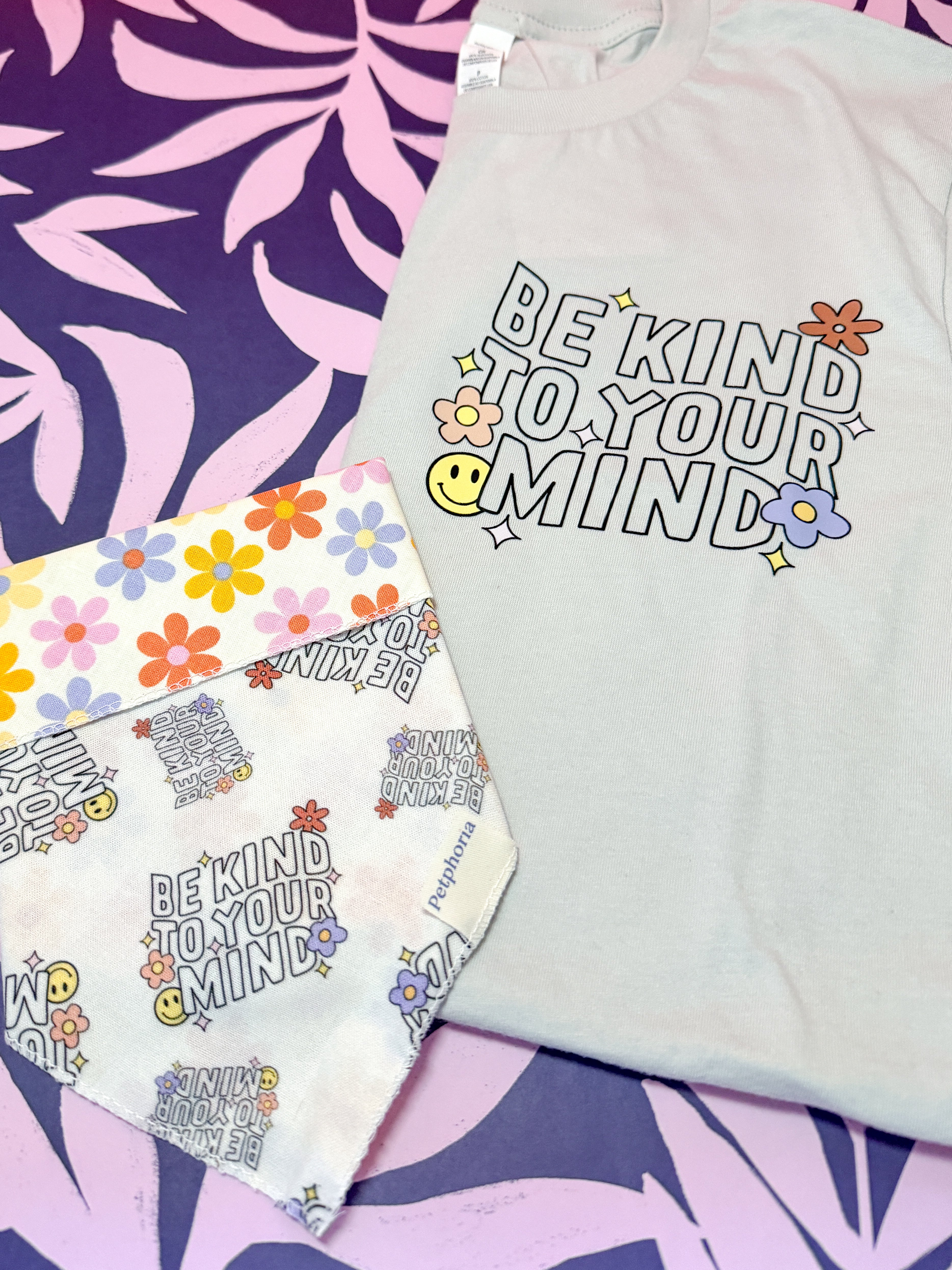 Be Kind To Your Mind Pet Bandana – Petphoria