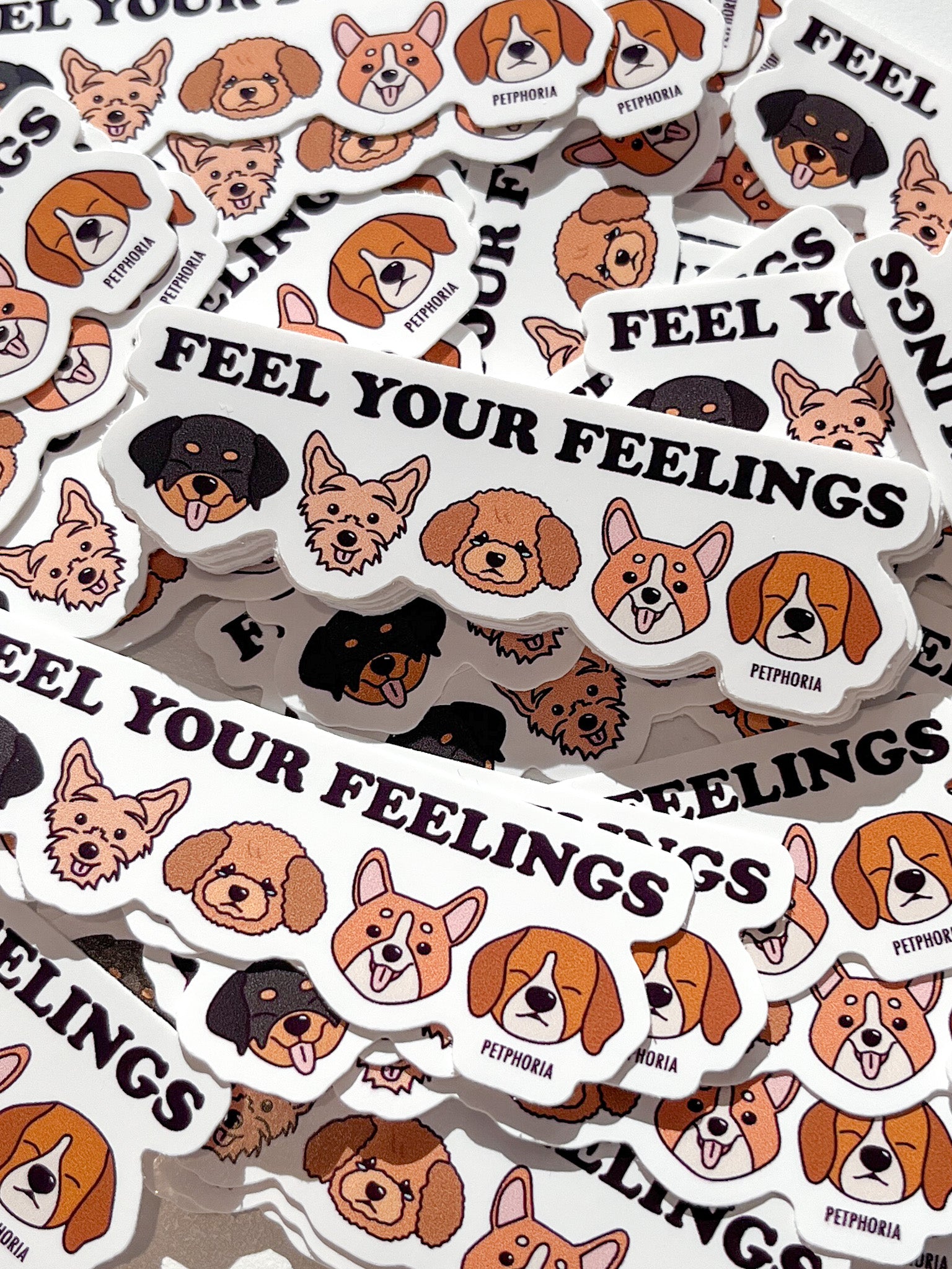 Feel Your Feelings Sticker – Petphoria