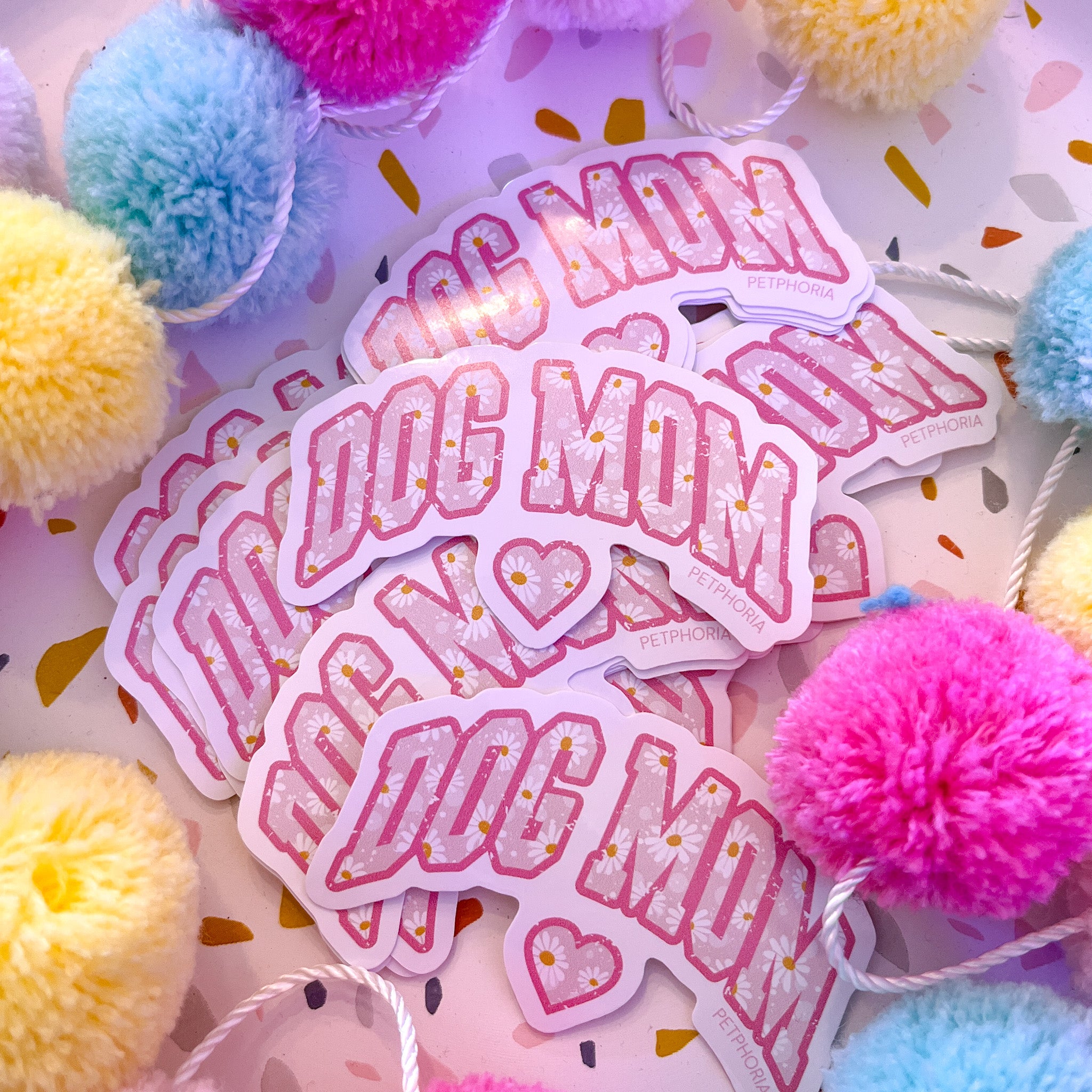 Floral Dog Mom Sticker – Petphoria